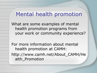 A8 promoting positive mental health for immigrants and refugees | PPT
