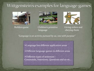 Wittgenstein Language-game and Ontologies | PPTX