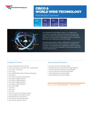 Cisco Partnership Overview Brochure | PDF