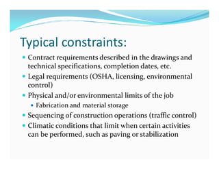 L1 Planning for Earthwork Construction | PDF