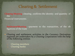 Clearing And Settlement | PPTX