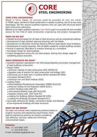 CORE STEEL PROFILE | PDF | Free Download