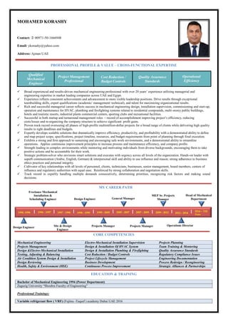 MOHAMED KORASHY CV 2016 new | PDF