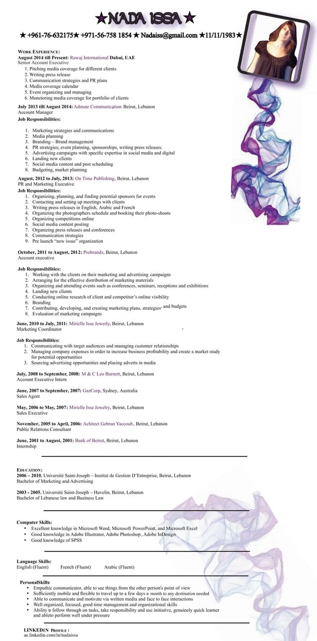 CV-Nada Issa new. | PDF | Free Download