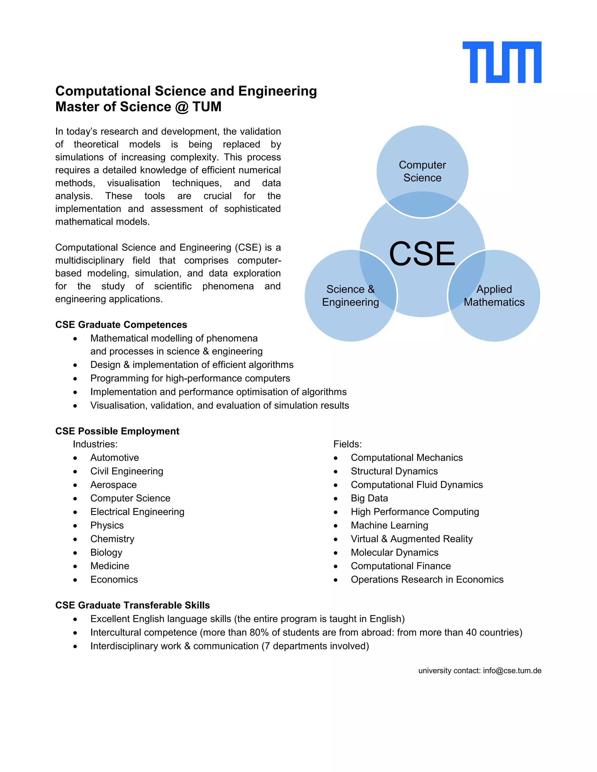 CSE Expertise Overview | PDF
