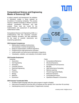CSE Expertise Overview | PDF