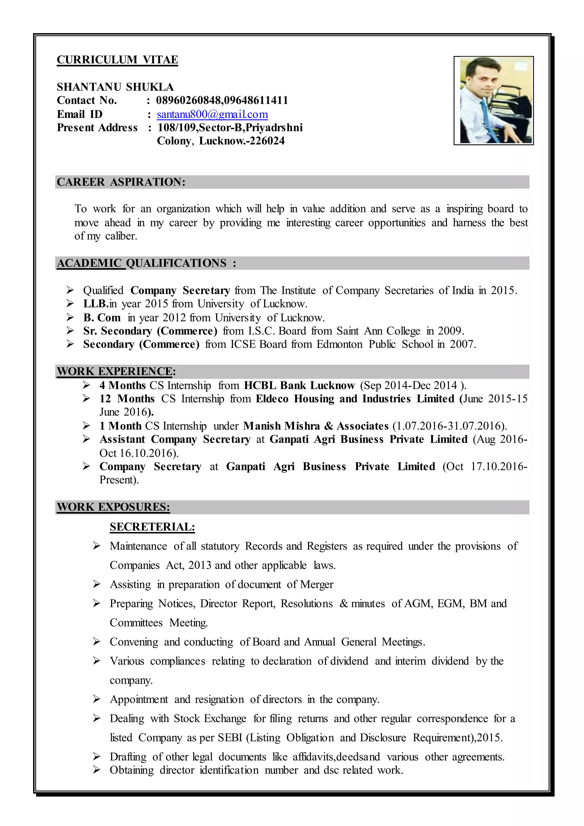 cv shantanu shukla-1 | DOCX