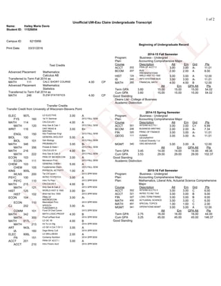 Hailey Davis Transcript | PDF
