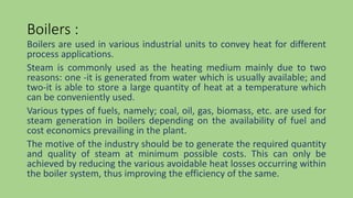 Energy Conservation Techniques For Industries | PPTX