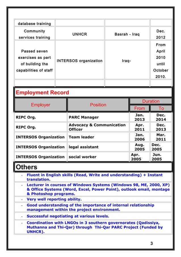 Nibras Zwaid CV2 | PDF