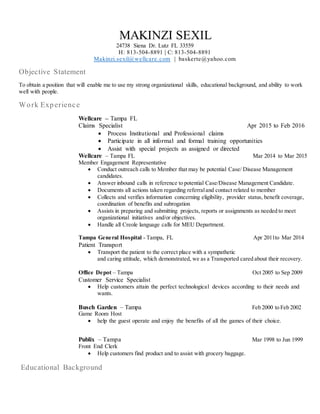 Makinzi Sexil Resume (3) | DOCX
