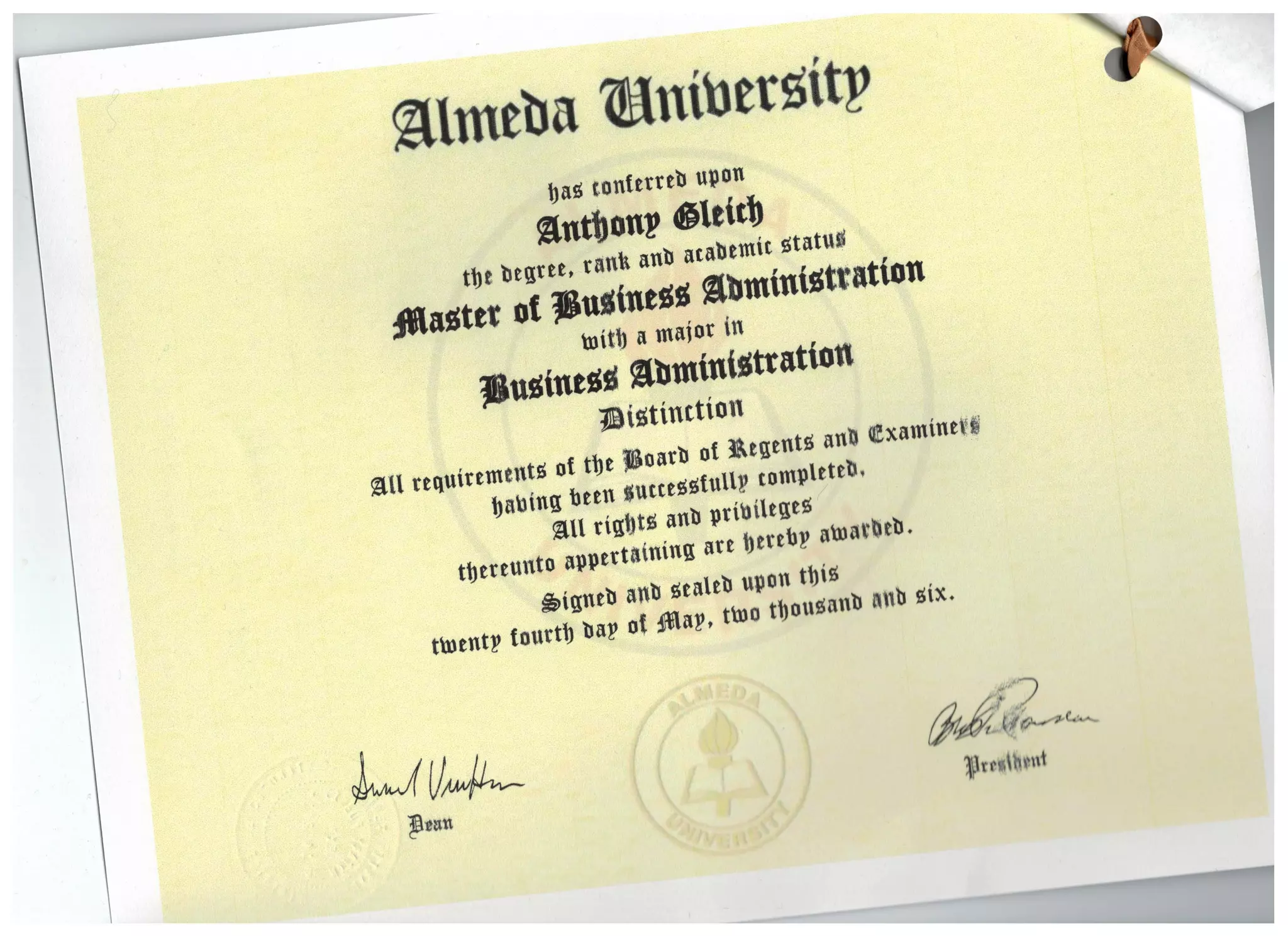 Masters Degree 001 | PDF