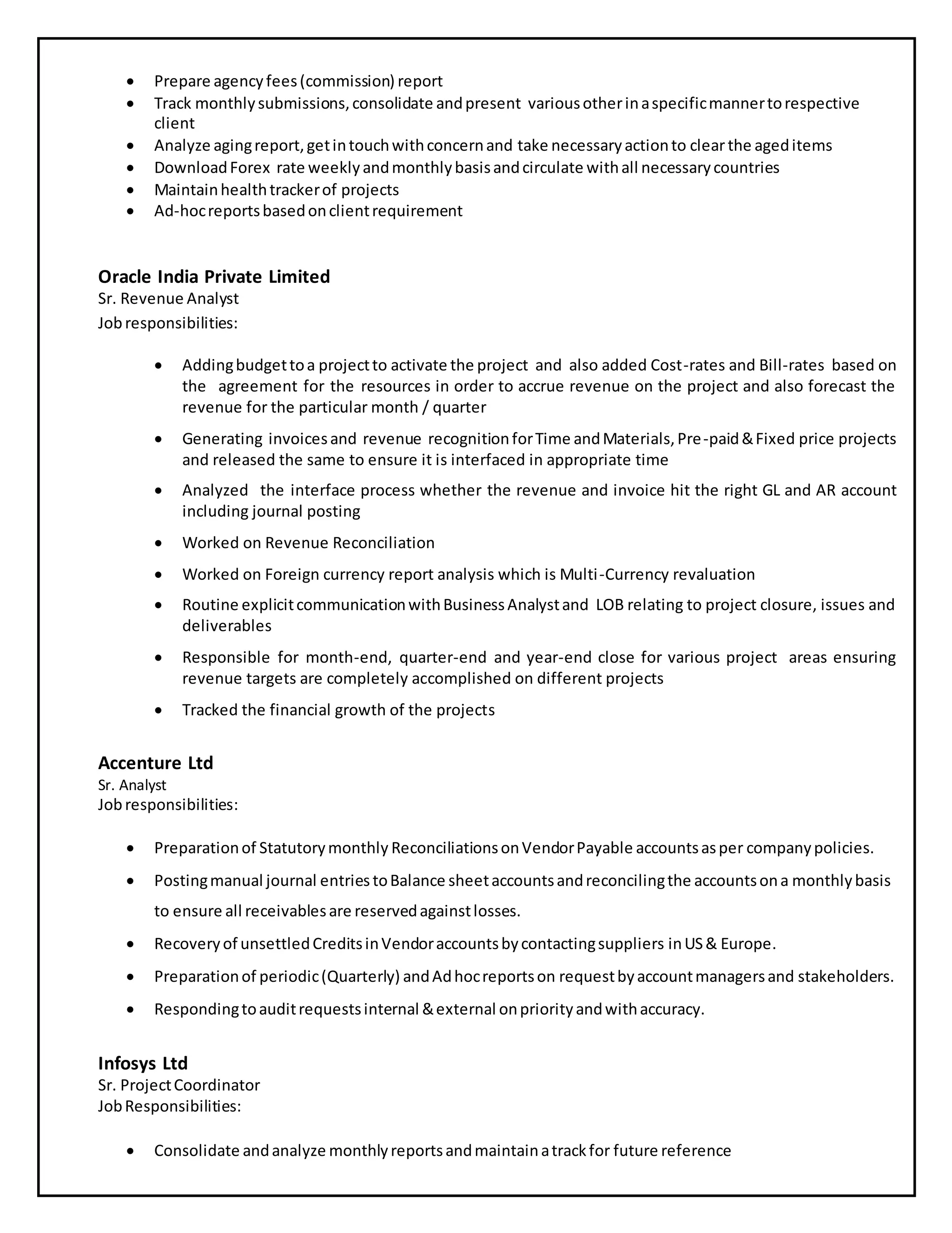 Tithi Saha_ Project Analyst | PDF