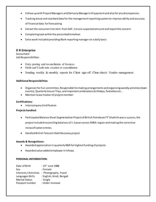 Tithi Saha_ Project Analyst | PDF