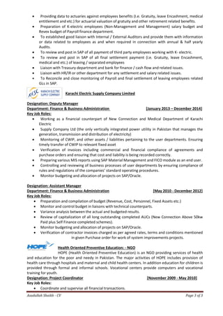 Asad Shaikh MBA | PDF