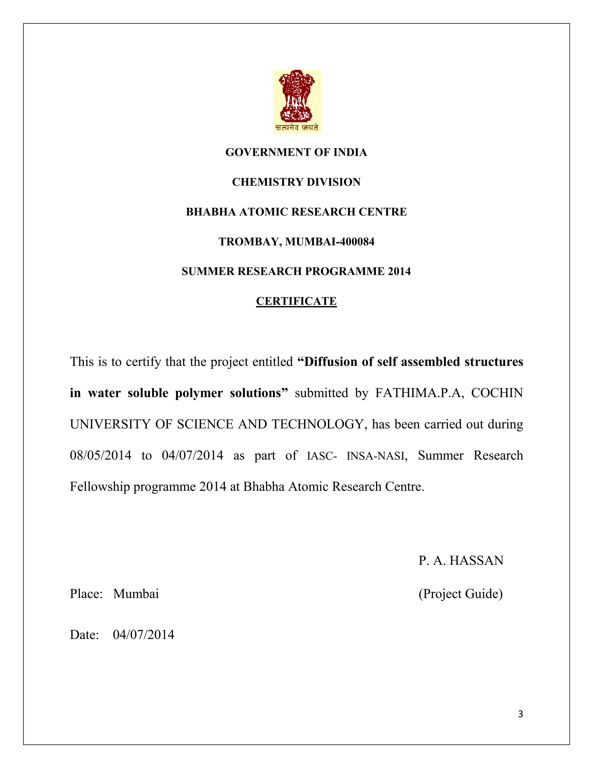 final report fathima | PDF