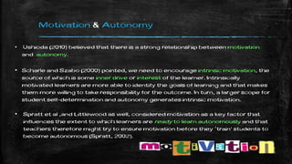 Learner Autonomy- Monarchy or Anarchy | PPT