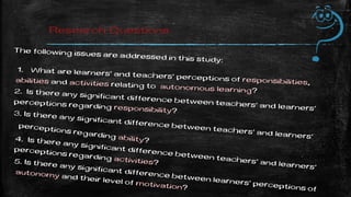 Learner Autonomy- Monarchy or Anarchy | PPT