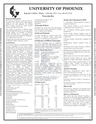 UP Official Transcript for Kelly | PDF