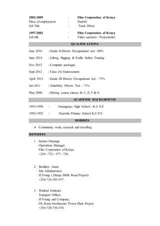 AROKA CV | DOCX