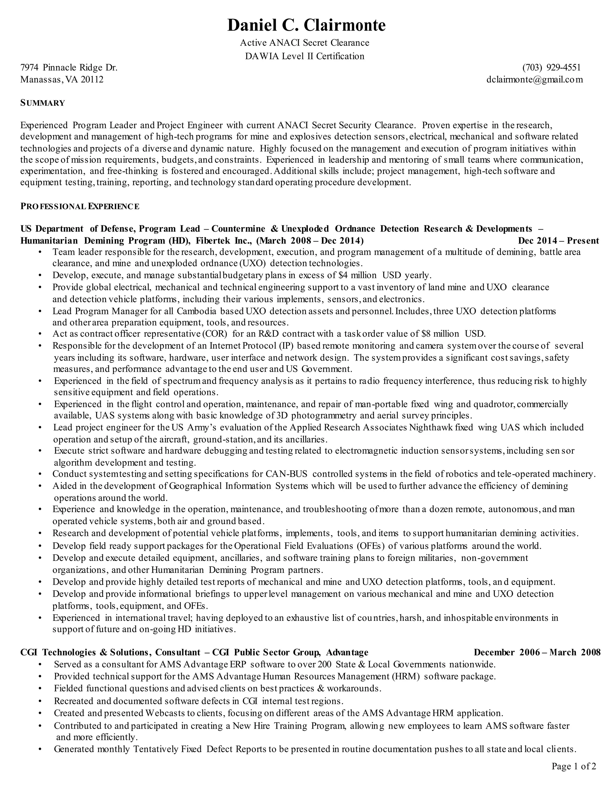 Resume_Clairmonte | DOCX