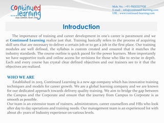 web -development- course - Continued - Learning | PPTX