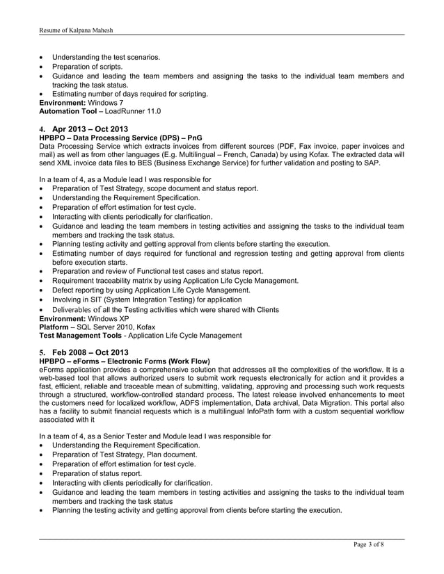 Resume of Kalpana_M | PDF