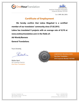 Translator Certificate Pdf