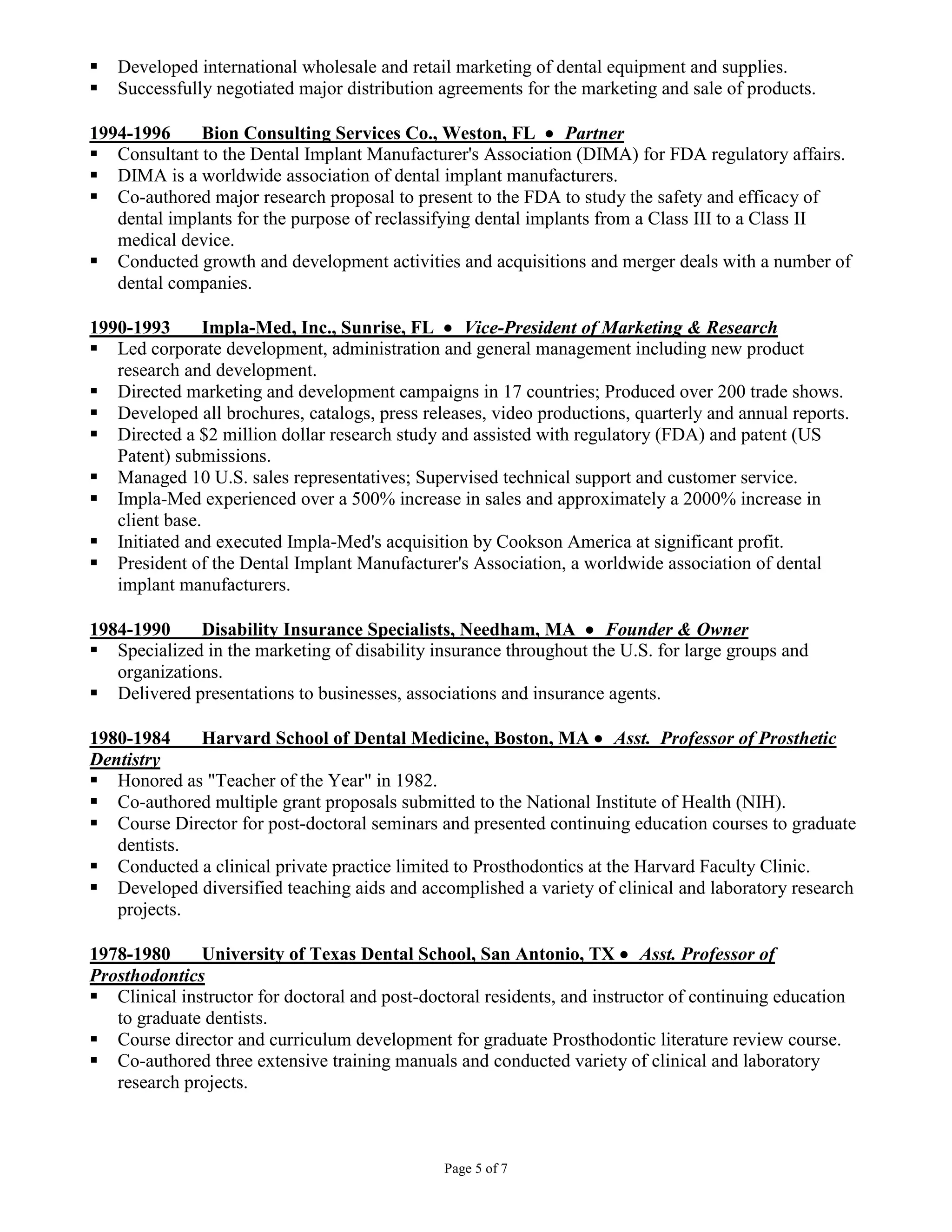 2013 Summary Professional Resume | PDF