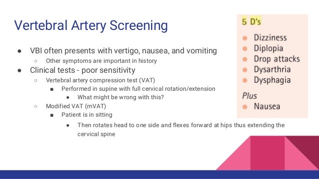 Vestibular Presentation