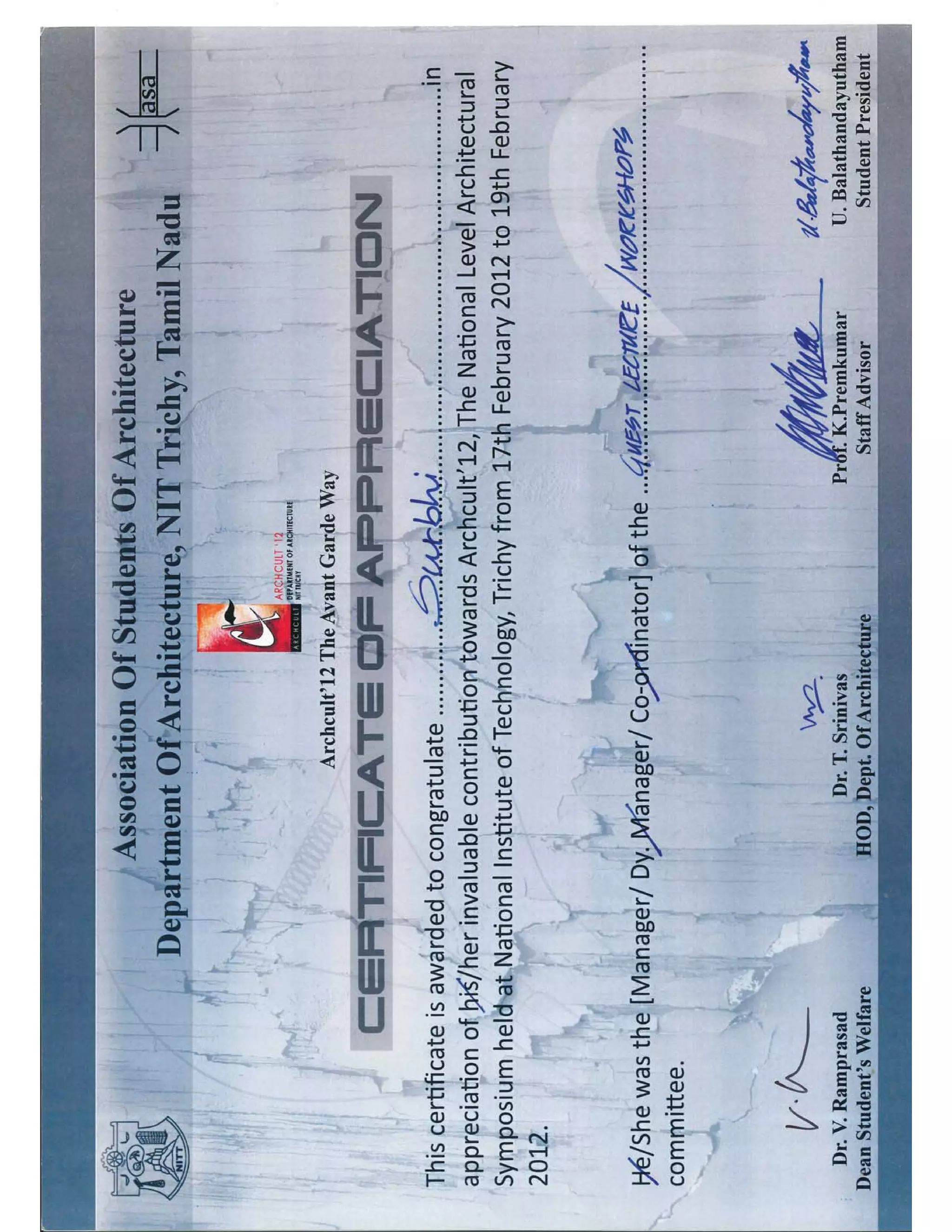 Certificate_Coordinator (workshop and guest lecture) | PDF