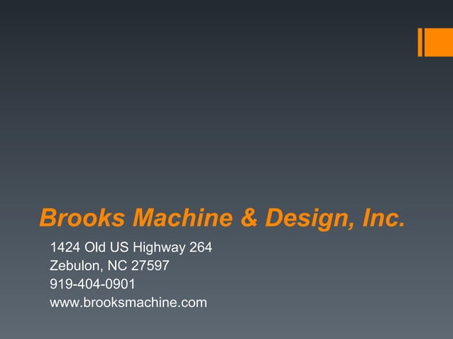 BrooksPresentation 6-29 | PPT