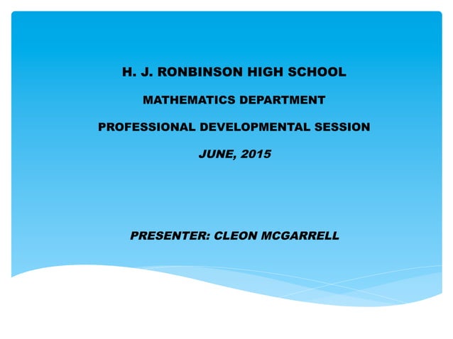 developmental session(presentation) | PPT