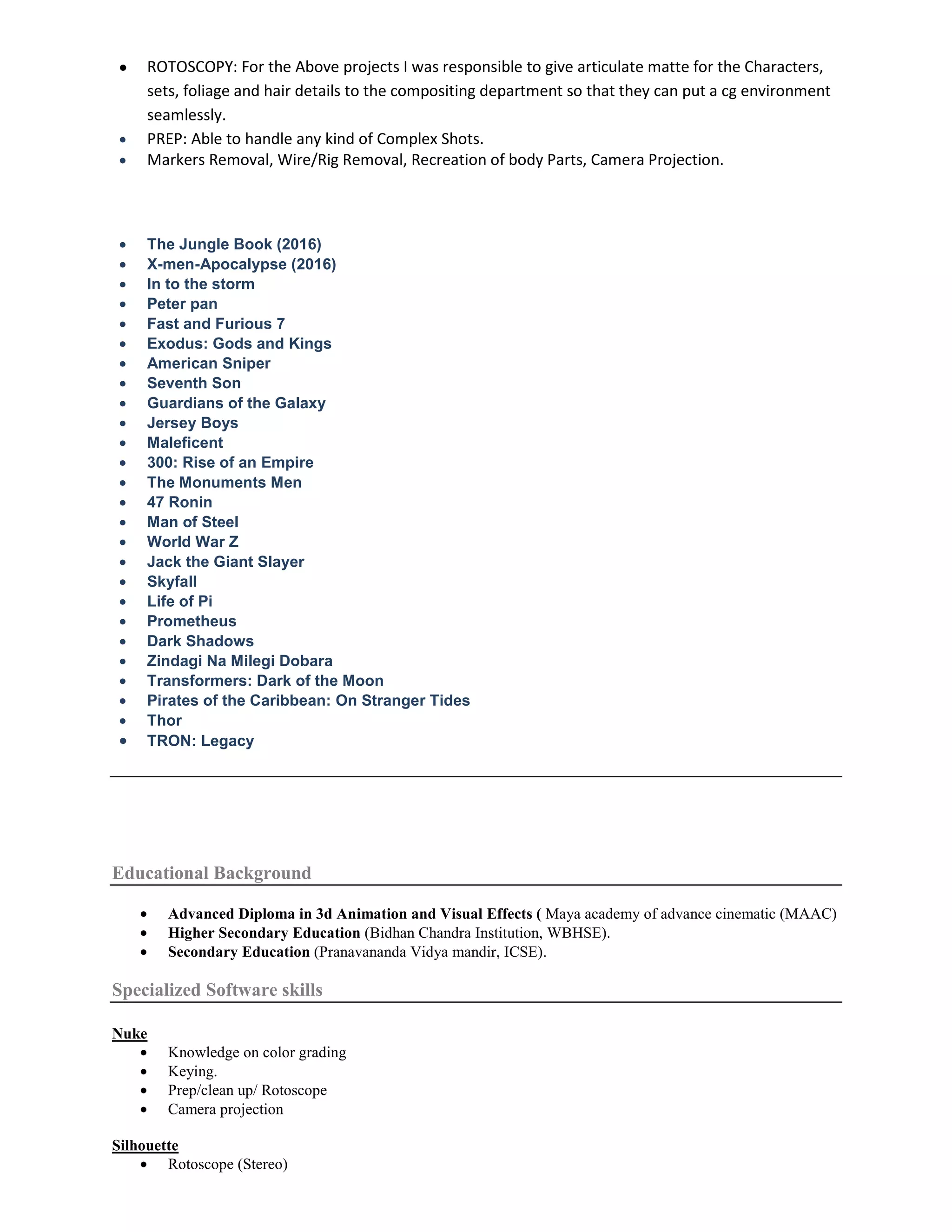 Abhishek Ghorui_Roto_Prep_Artist | PDF