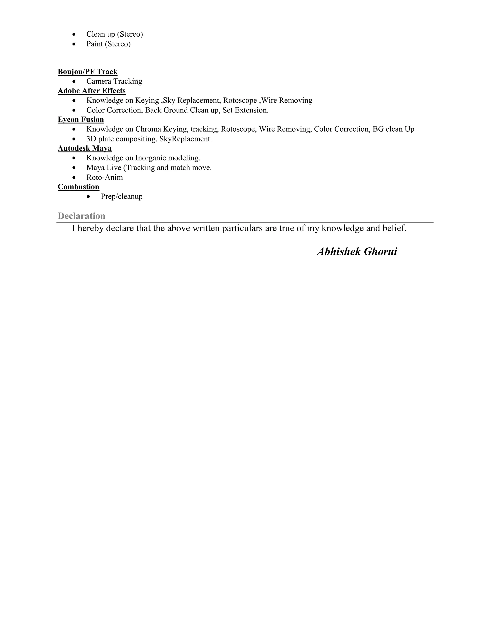 Abhishek Ghorui_Roto_Prep_Artist | PDF