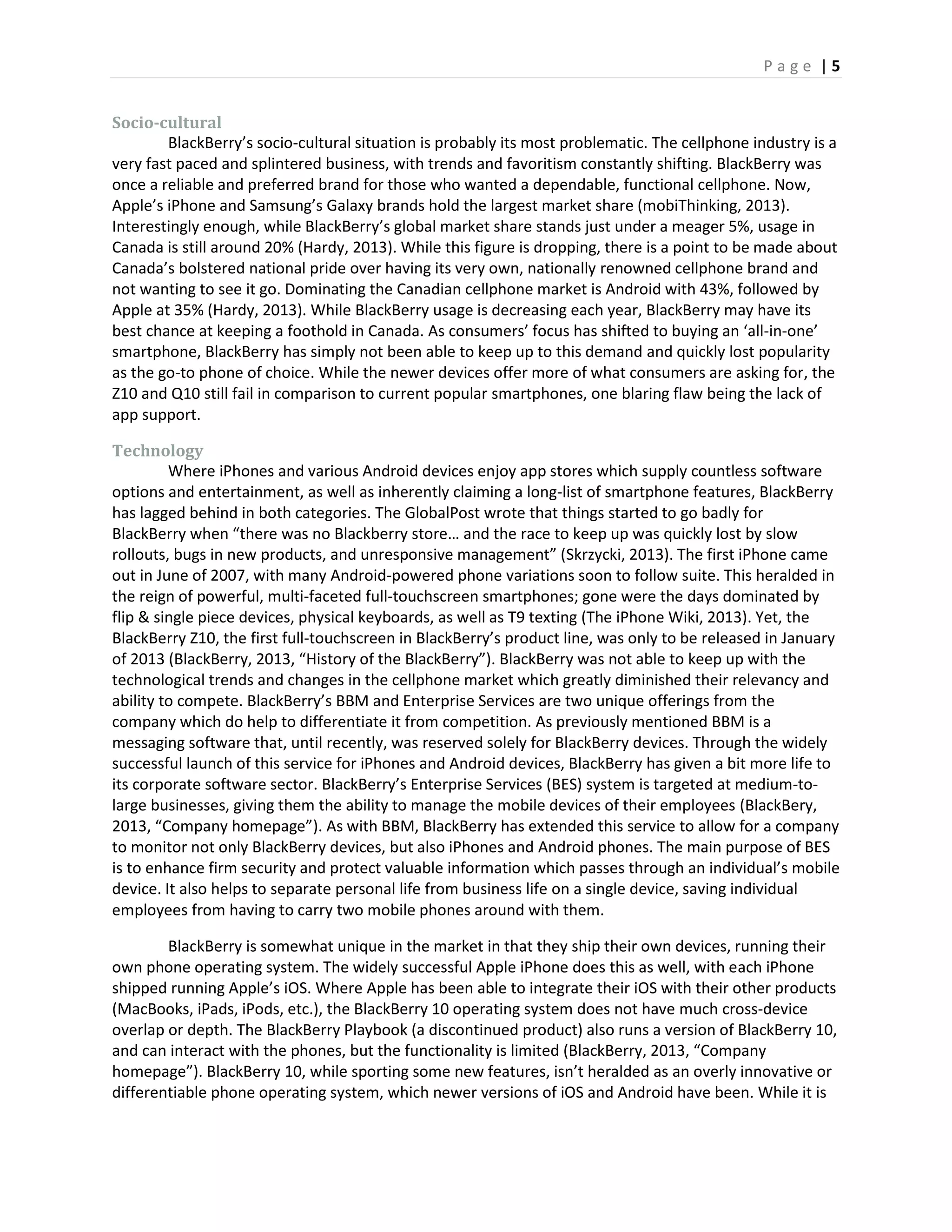 BlackBerry Case Study - November 2013 | PDF