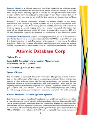 AtomicDBCoreTech_White Papaer | PDF