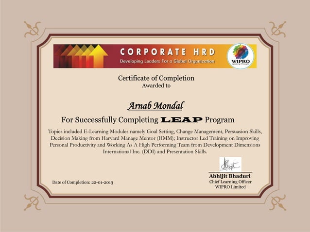 LEAP Certification | PDF