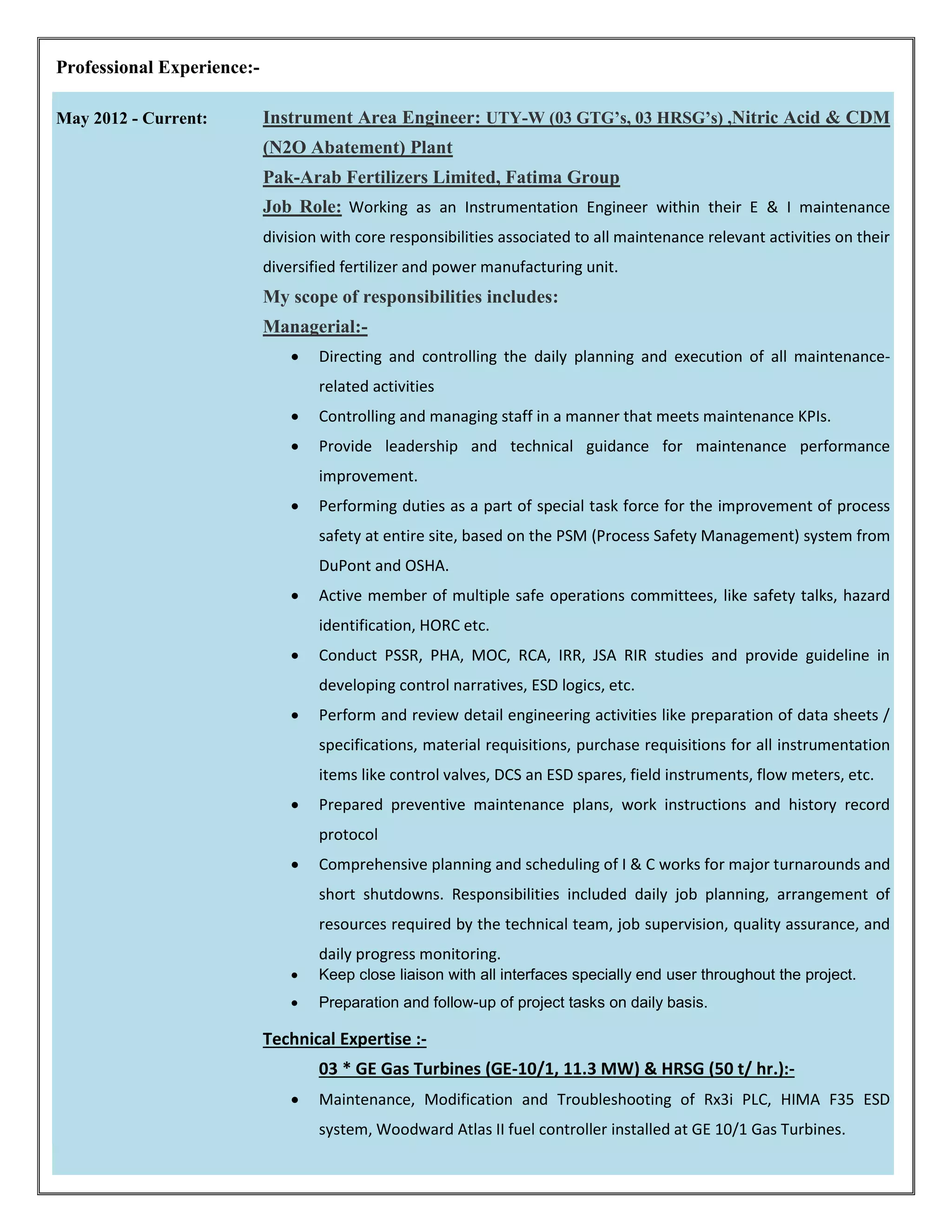 Khubaib Khan_CV Instrument | PDF