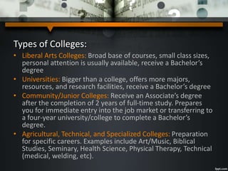 Road to College Presentation | PPTX | College Planning | College Education