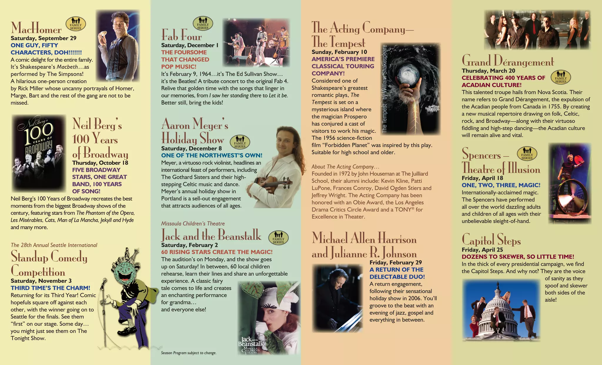 Helen Gundlach - Columbia Theatre brochure | PPT