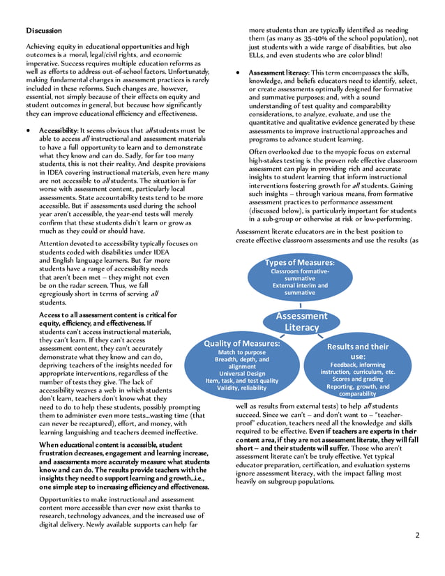 Equity-Efficiency-Effectiveness through Assessment Levers - 1-23-15 | DOCX