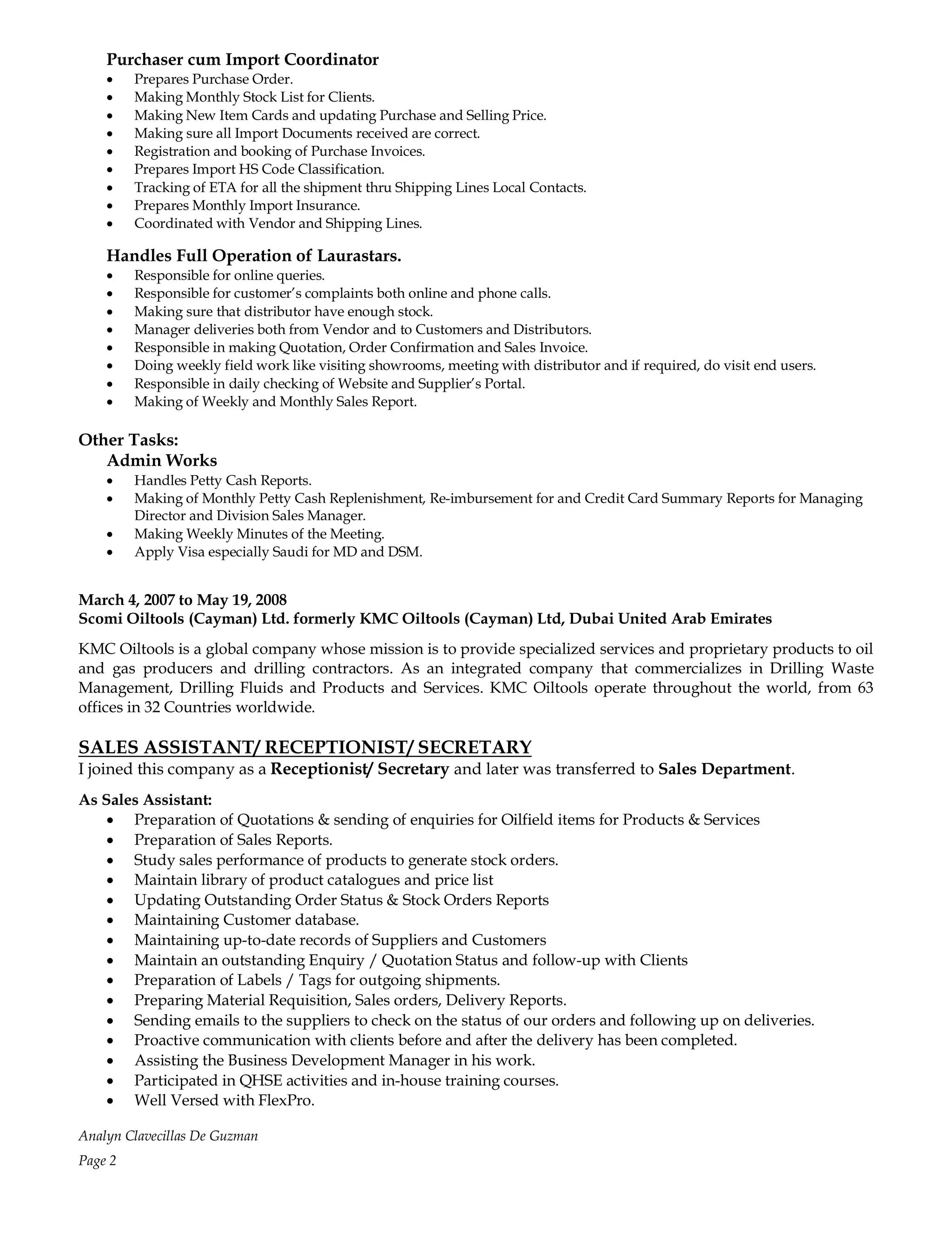 Cv Analyn De Guzman Pdf