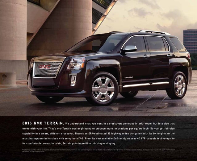 2015 GMC Terrain Denali eBrochure | PPT