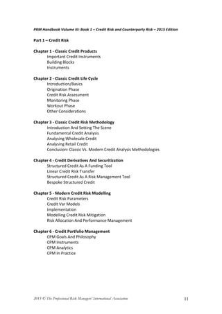 PRM_Handbook_Introduction_and_Contents_2015edition | PDF