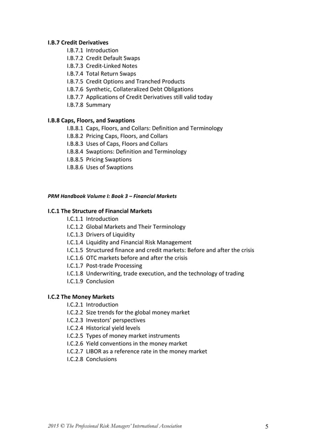 PRM_Handbook_Introduction_and_Contents_2015edition | PDF