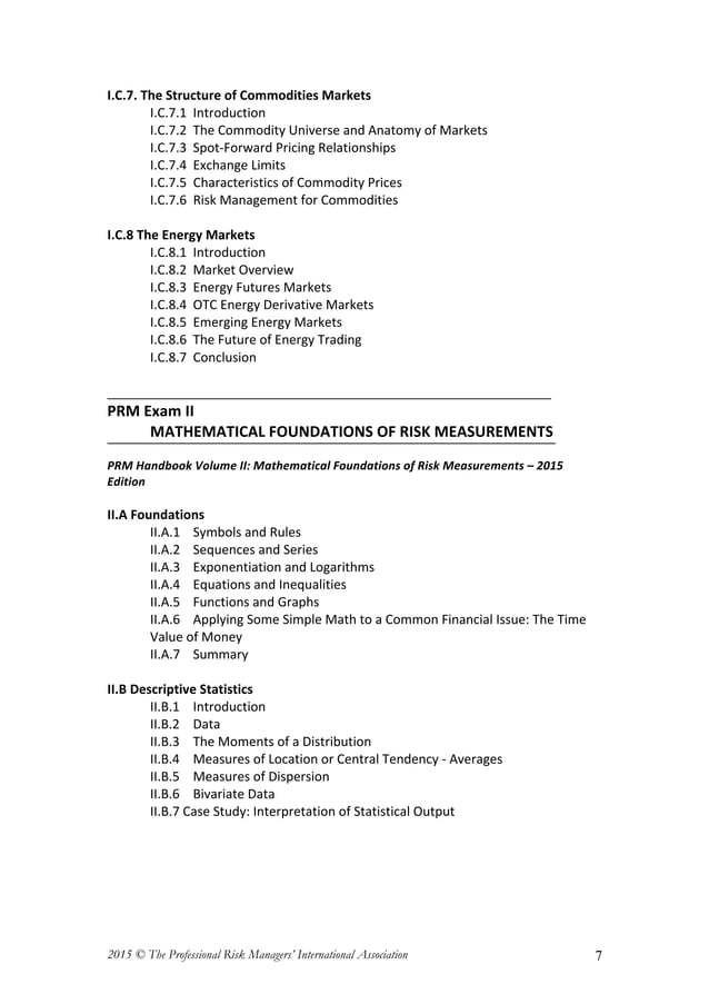 PRM_Handbook_Introduction_and_Contents_2015edition | PDF
