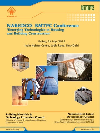 NAREDCO Conference on Emerging Technoogies in Housing & Building Construction | PDF