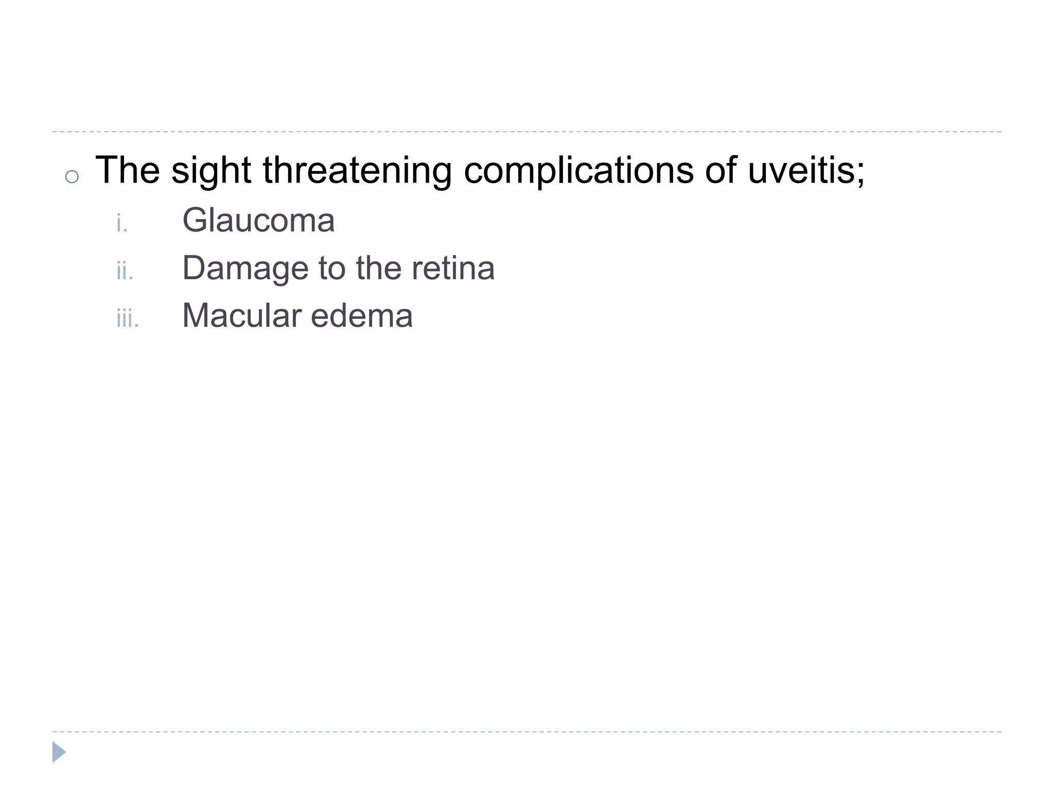 BASICS OF UVEITIS | PPT