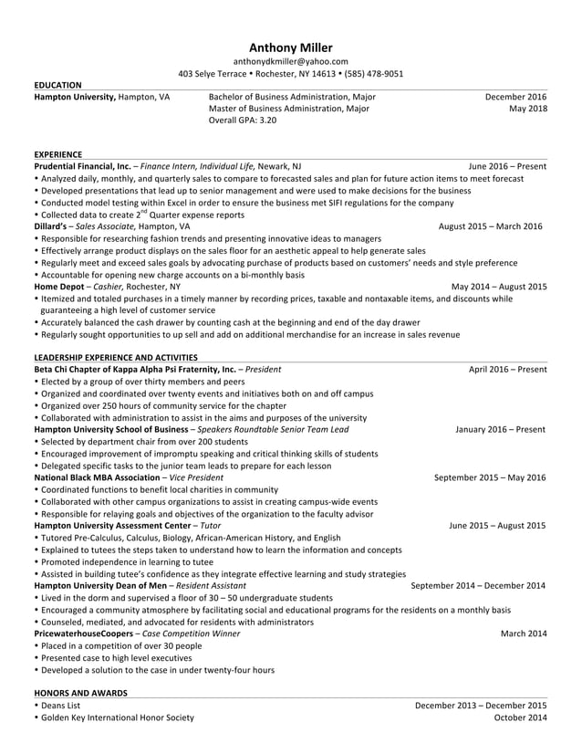 Anthony.Miller_Resume | PDF